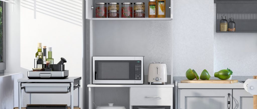 ¿Cómo elegir una alacena de cocina? - Guía de compra de Aosom.es
